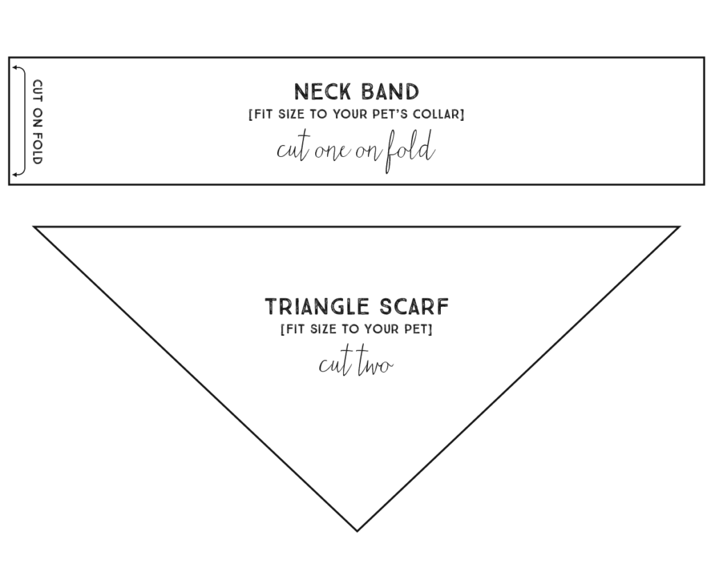Free Printable Dog Bandana Pattern - Template Free Printable