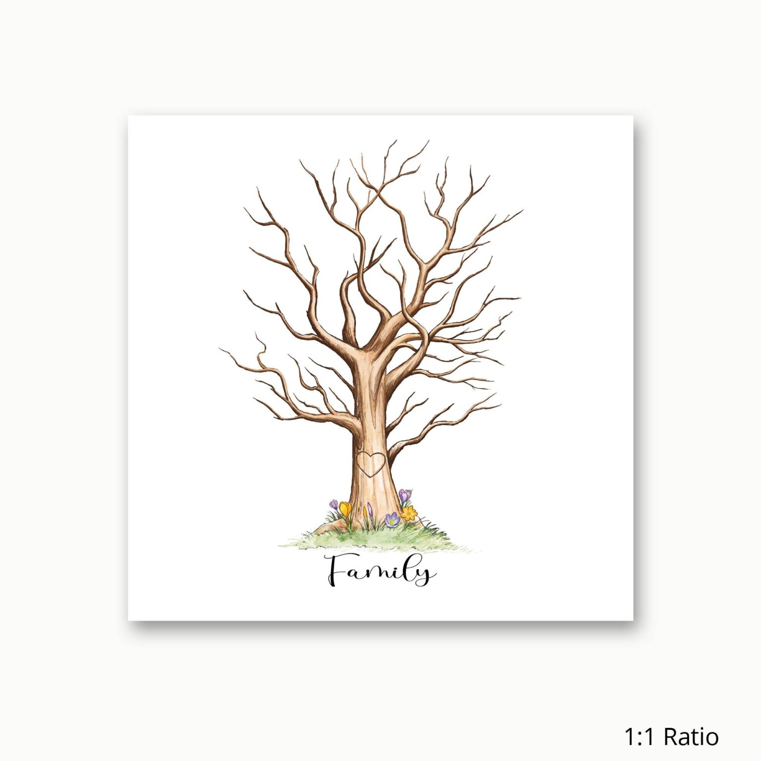 Free Printable Fingerprint Family Tree Template - Template Free Printable