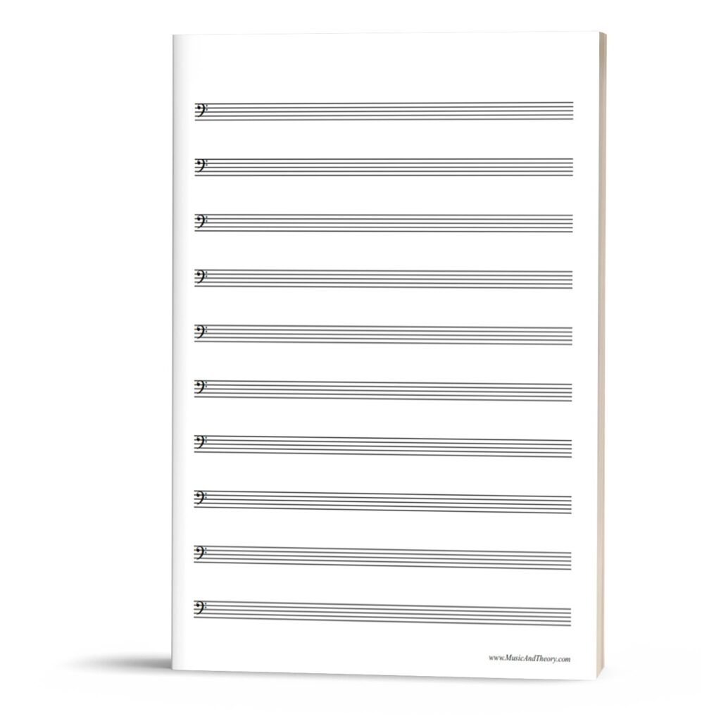 Manuscript Paper Printable Free - Template Free Printable