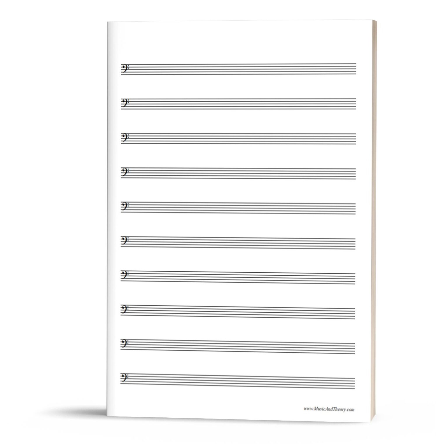Manuscript Paper Printable Free - Template Free Printable