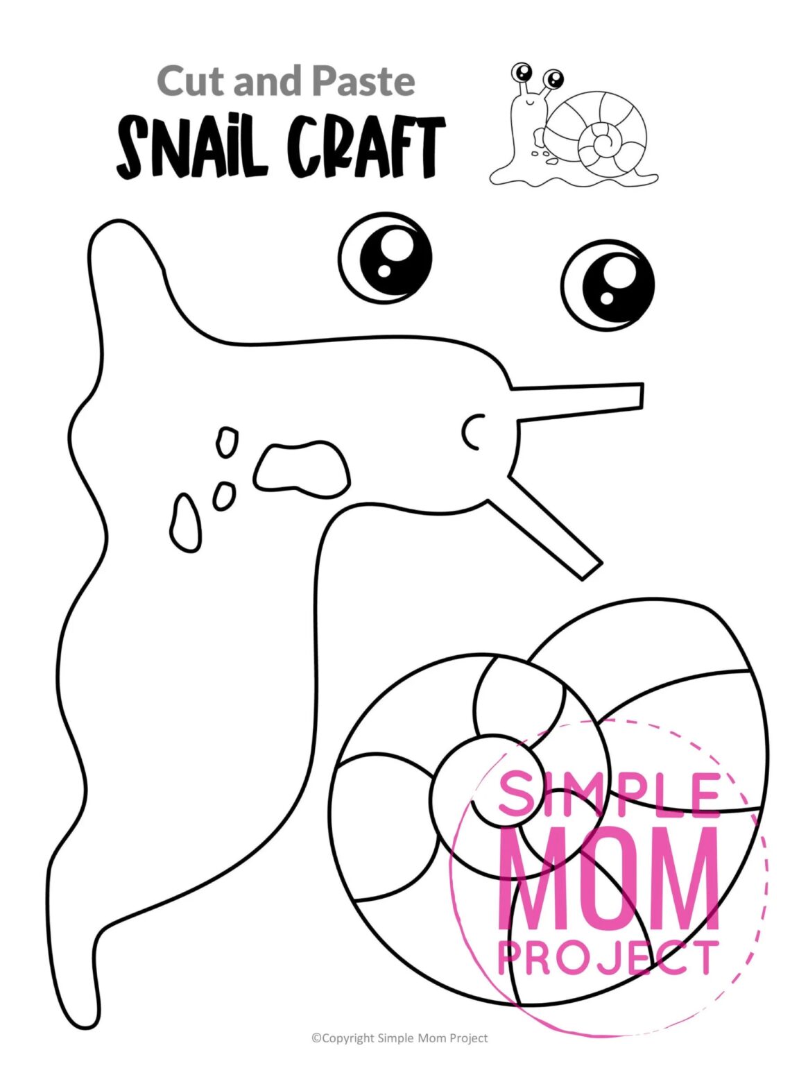 Free Printable Snail Body Template - Template Free Printable