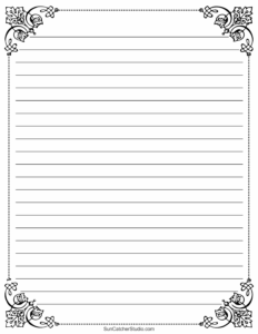 Letter Writing Template Free Printable - Template Free Printable