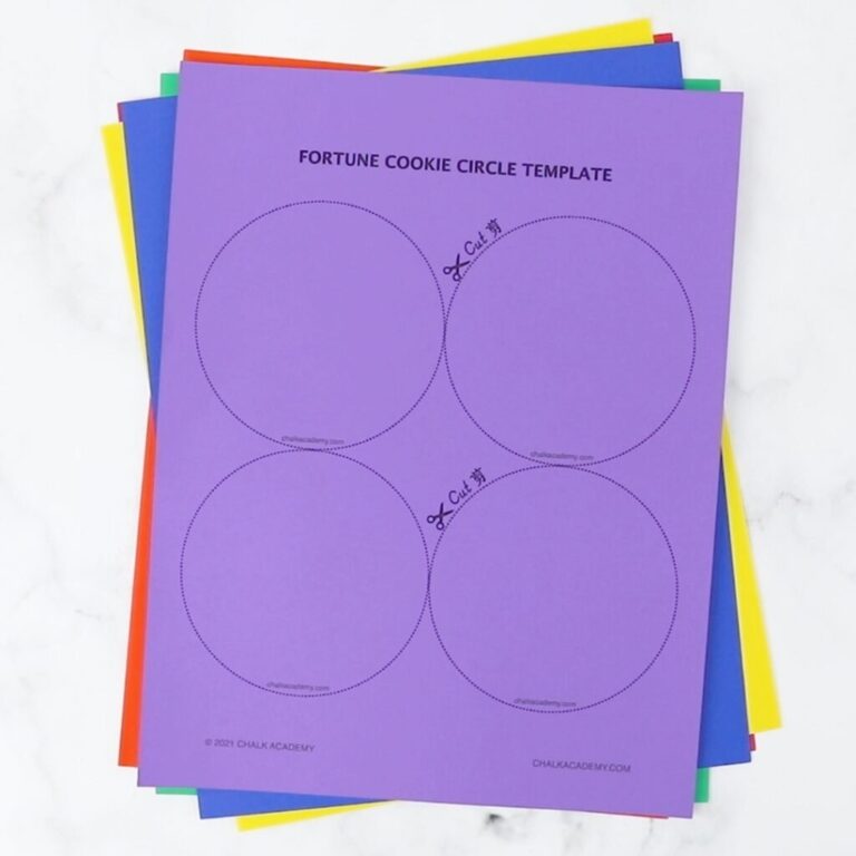 Free Printable Fortune Cookie Template - Template Free Printable