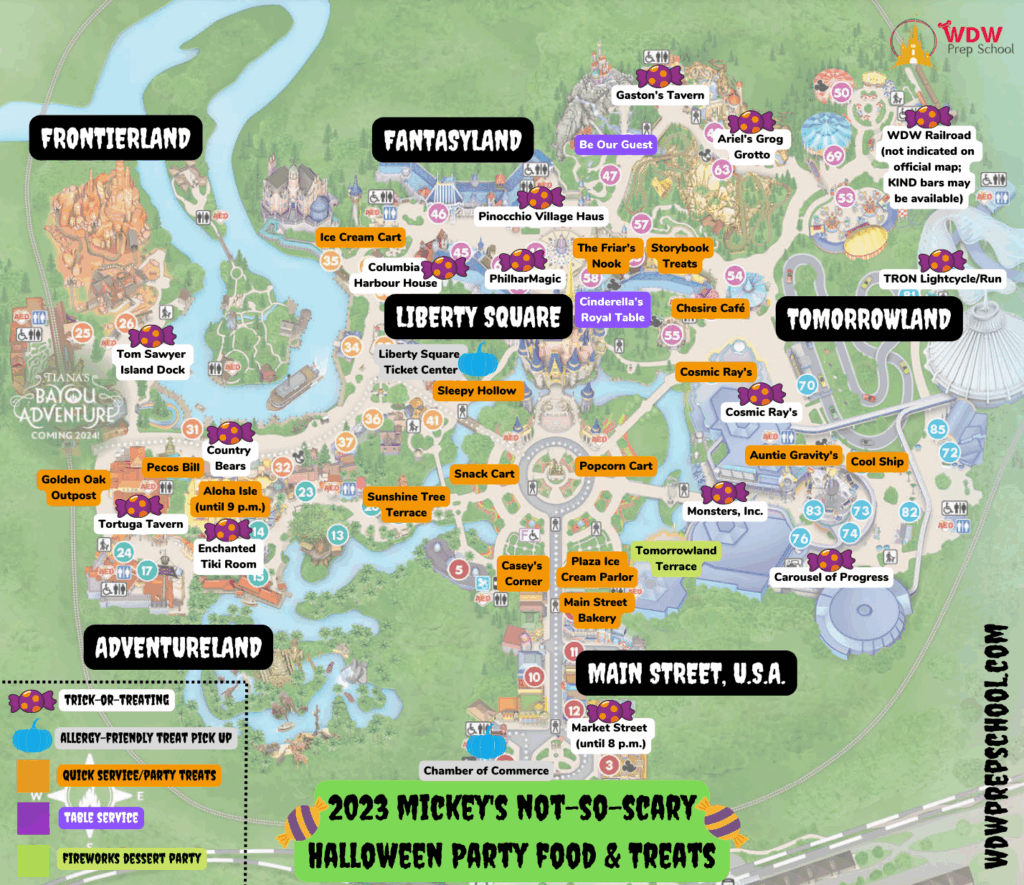 Magic Kingdom Park Map Printable - Template Free Printable