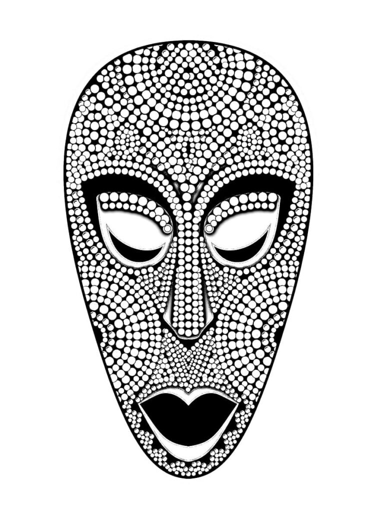 Free Printable African Mask Templates - Template Free Printable