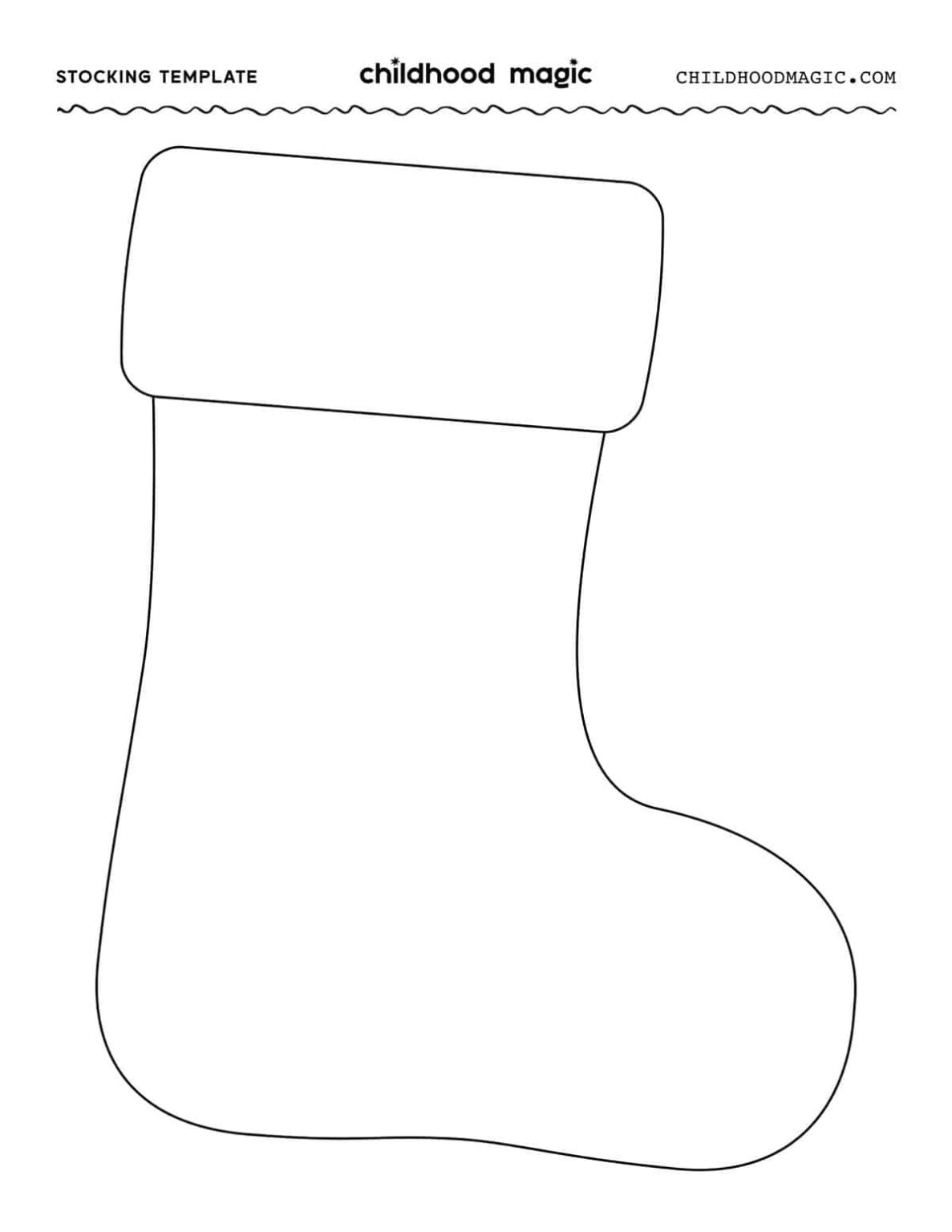 Free Printable Stocking Patterns For Christmas - Template Free Printable