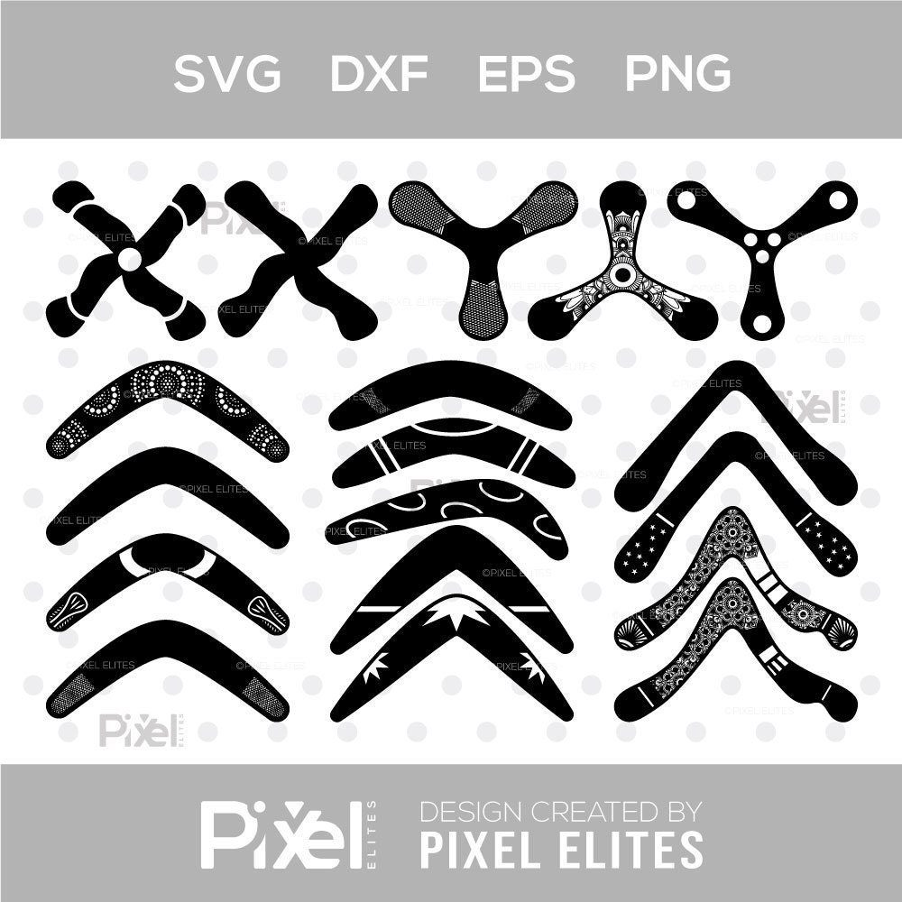 Free Boomerang Printable Template - Template Free Printable