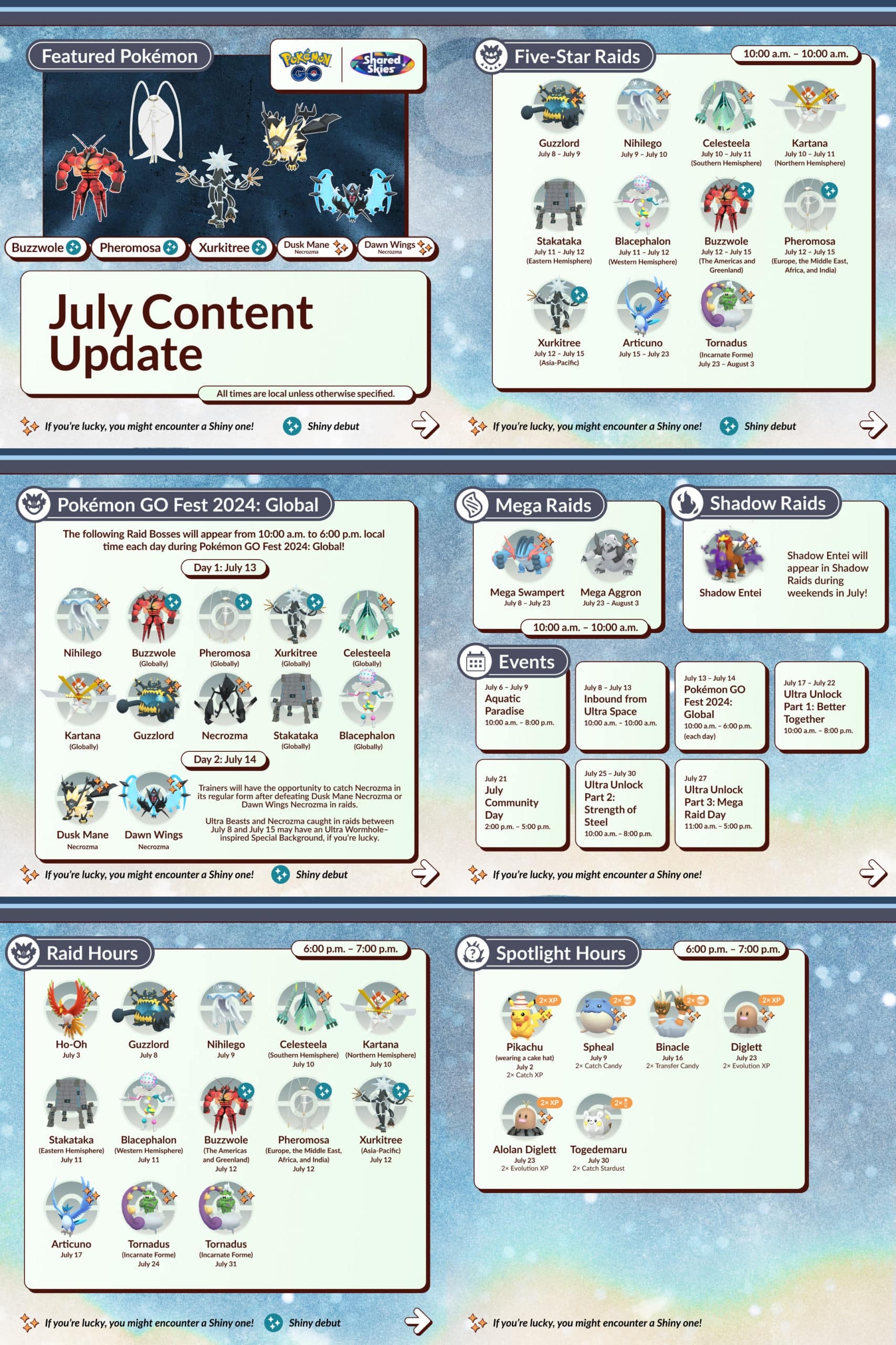 Pokemon Go Raid Calendar July 2025 - Template Free Printable