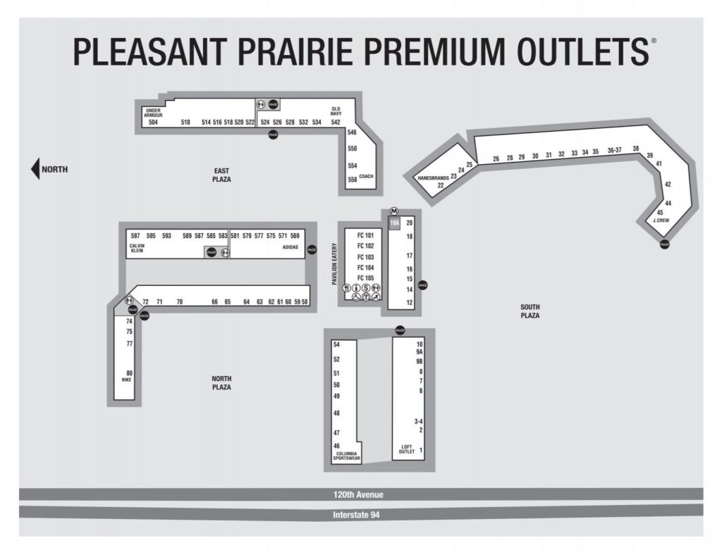 Philadelphia Premium Outlets Printable Map - Template Free Printable