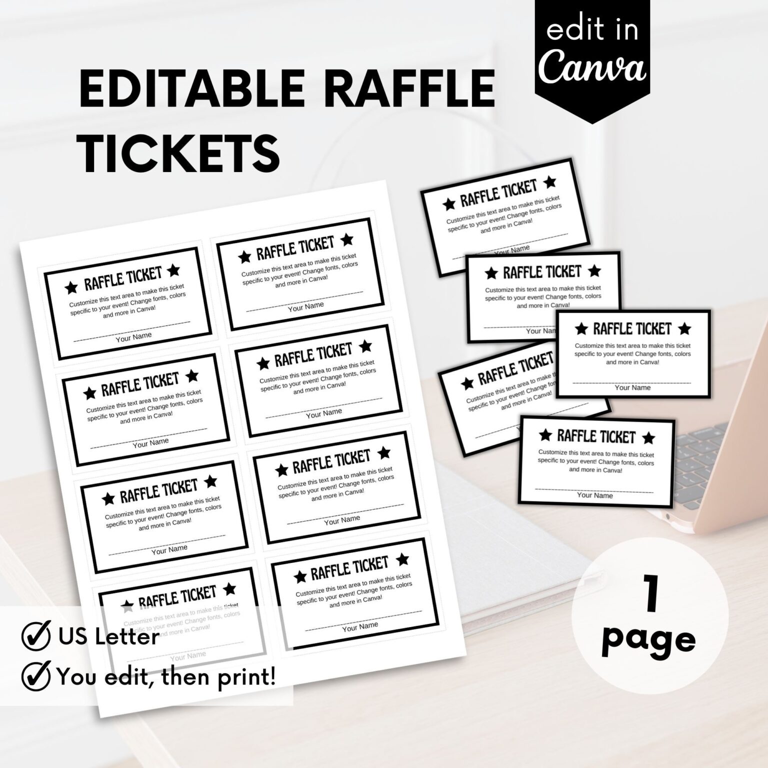 Sheet Of Tickets Printable - Template Free Printable