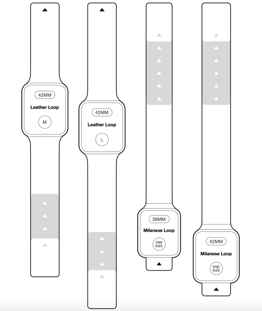 Printable Watch Band Size Chart Pdf - Template Free Printable