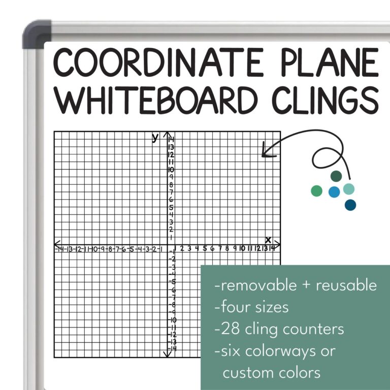 Coordinate Planes Printable Color Chart - Template Free Printable