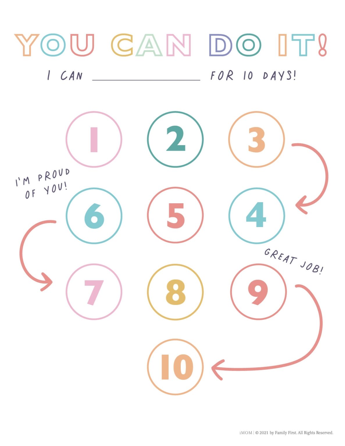 Free Printable Progress Chart - Template Free Printable