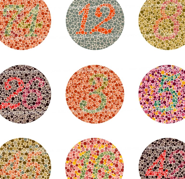 Ishihara Chart Printable - Template Free Printable