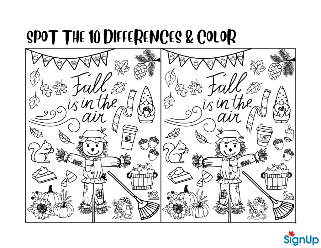 Fall Activity Sheets Printable - Template Free Printable