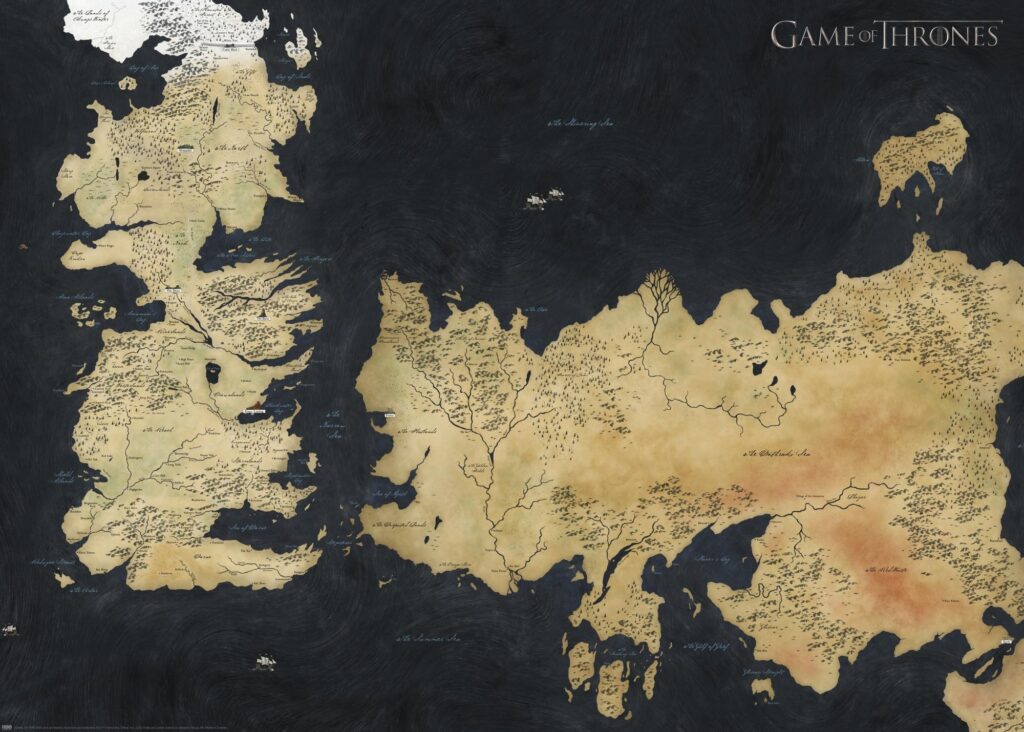 Game Of Thrones Printable Map - Template Free Printable