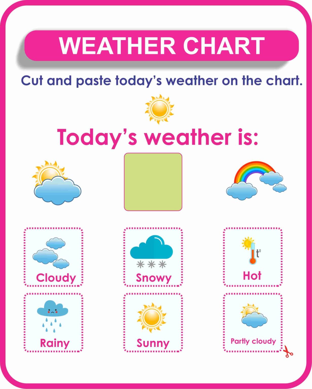 Free Printable Weather Chart Pdf - Template Free Printable